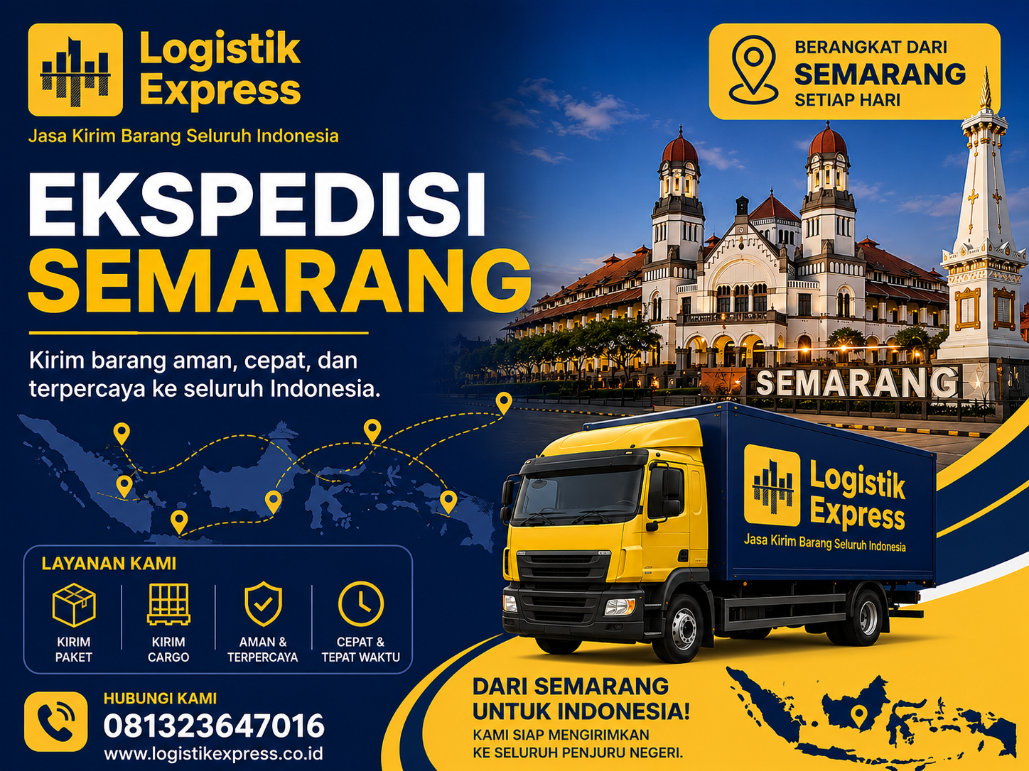Layanan Cargo Semarang ke Seluruh Indonesia Terbaik Logistik Express 2026